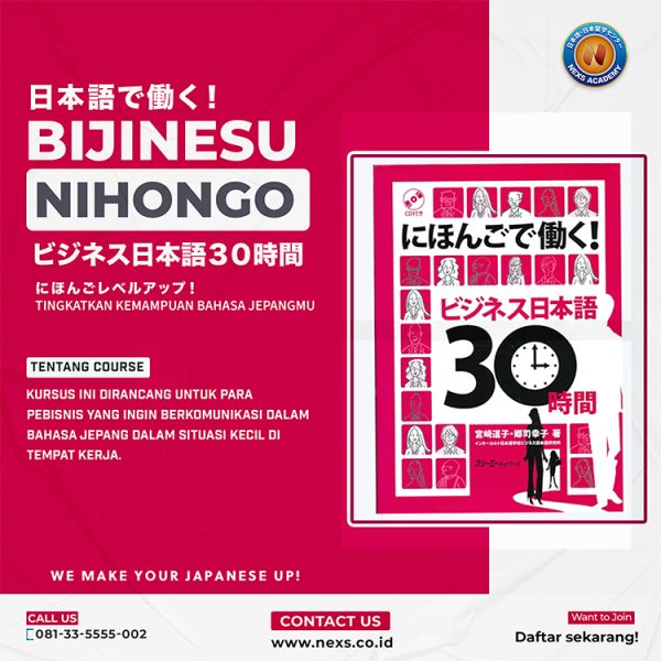 NEXS Academy | kursus kaiwa bisnis | bijinesu nihongo